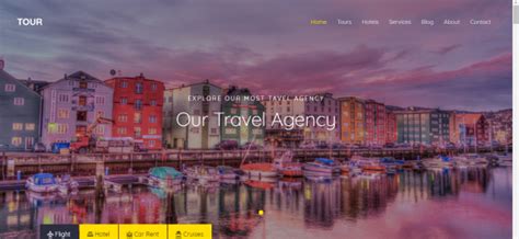 Responsive Travel Agency Site In Html5 And Javascript With Source Code
