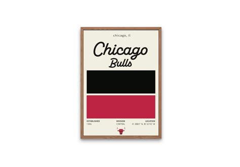 Chicago Bulls Color Swatch Bulls Basketball Printable Nba Team Colors