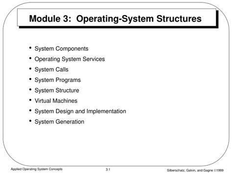 PPT Module 3 Operating System Structures PowerPoint Presentation Free Download ID 6773276