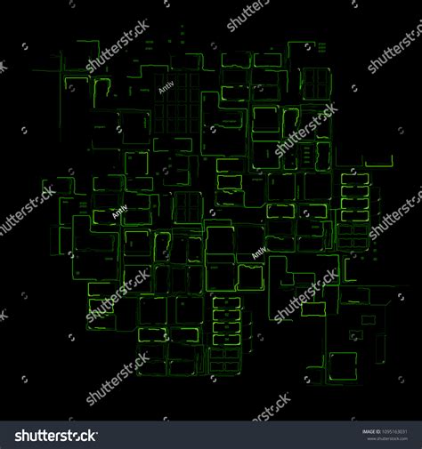 Scientific Technology Data Binary Code Network Stock Illustration