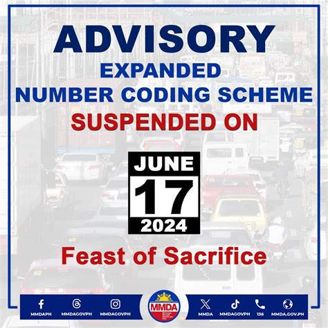 Mmda Abiso Suspendido Ang Pagpapatupad Ng Expanded Number Coding