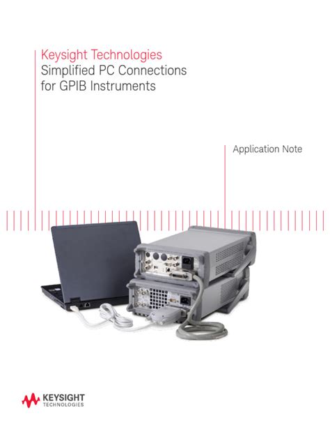 Simplified Pc Connections For Gpib Instruments Pdf