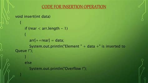 queue data structure ppt
