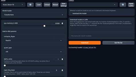 error trying to load falcon 7b · issue 4088 · oobabooga text