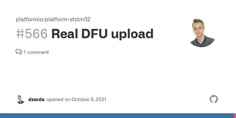 Real Dfu Upload · Issue 566 · Platformioplatform Ststm32 · Github