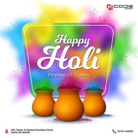 M Code Infosoft On Linkedin Wishing You A Holi Filled With Sweet Moments And Colourful Memories