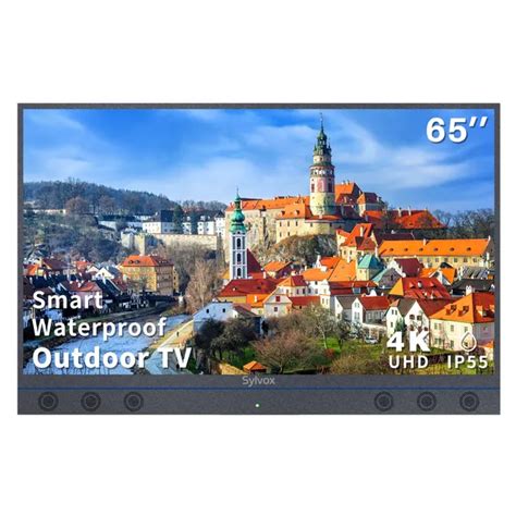 Dropship Sylvox 65inch Outdoor Tv All In One Android Smart Tv With Audio System 4k Uhd1000