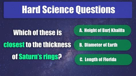Hard Science Questions With Answers Hot Sex Picture