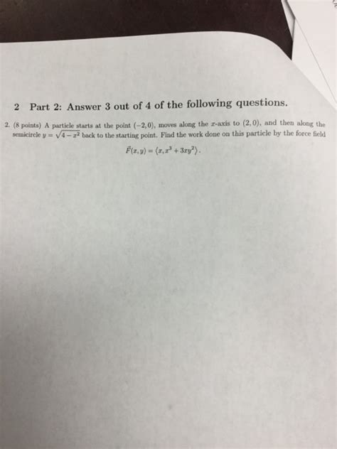 Solved A Particle Starts At The Point Moves Along Chegg