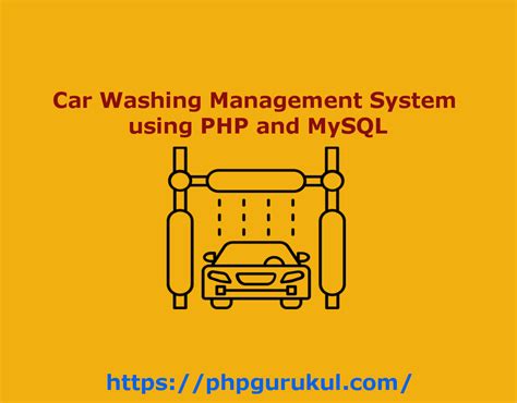 Car Washing Management System In Php Car Washing Management System