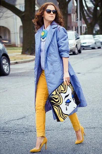 彩色铅笔裤，时髦又抢眼！ 花瓣网