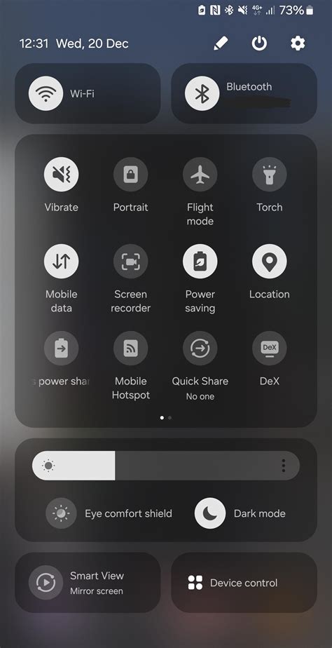 Is There Any Way To Re Order The Quick Setting Menu So I Can Have