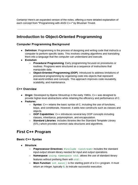 Mod 2 C Pdf C Object Oriented Programming