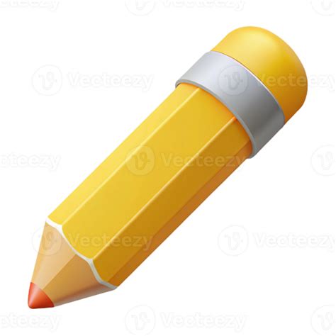Sought After Rustic Isometric Pencil Flat Yellow Color Crisp Edges Single Weight Stroke With