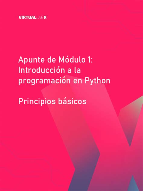 Módulo 1 Introducción A La Programación Pdf Python Lenguaje De