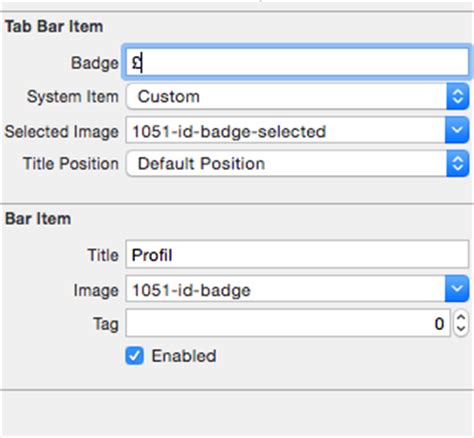 Ios Set Tab Bar Item Selected Image In Xcode Stack Overflow