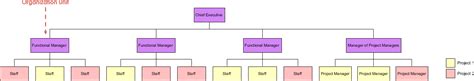 Organization Chart Example Matrix Organizational Template Visual