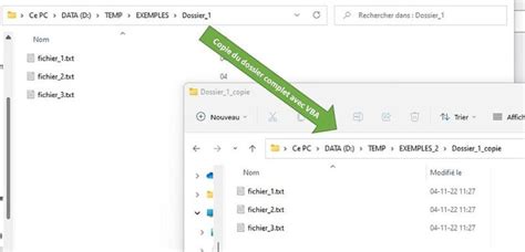 VBA Copier Un Dossier Et Son Contenu Excel Malin Com