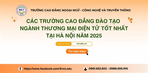 Các Trường Cao đẳng đào Tạo Ngành Thương Mại điện Tử Tốt Nhất Tại Hà