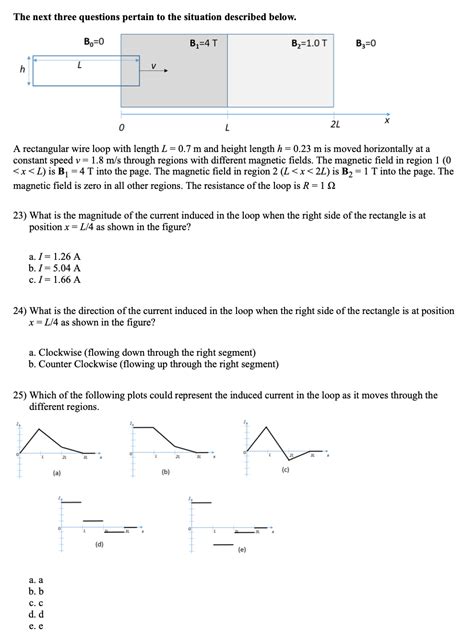 solved the next three questions pertain to the situation