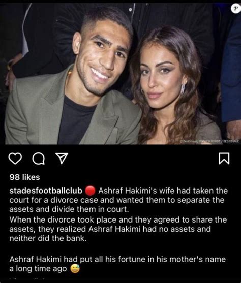 Ashraf Hakimis Wife Files For Divorce For The Players Properties Only