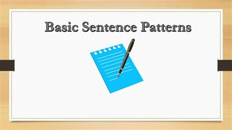 5 Basic Sentence Patternspptx