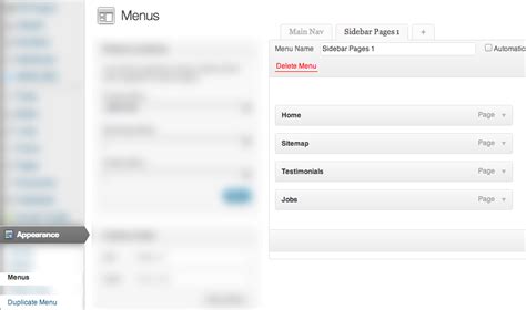 how to duplicate wordpress custom menus