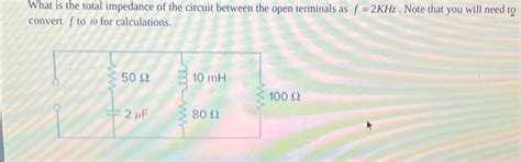 solved find z and i in the given circuit 40 wa 6 Ω w