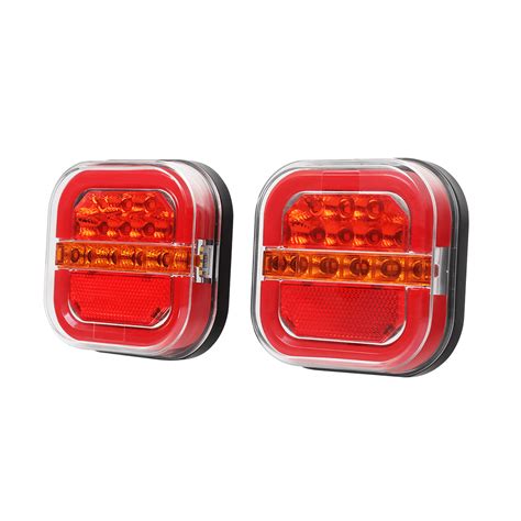 Led Bakljussats Laddningsbar And Trådlös 100x100