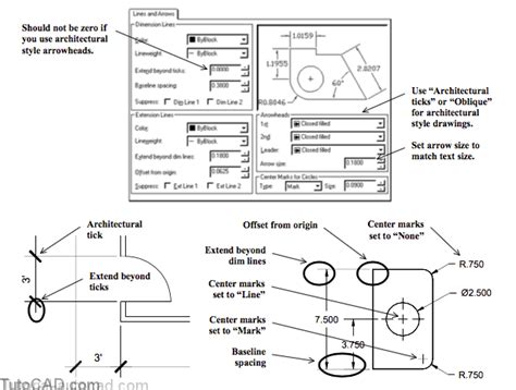 Key Settings For New Dimension Styles Tutorial Autocad