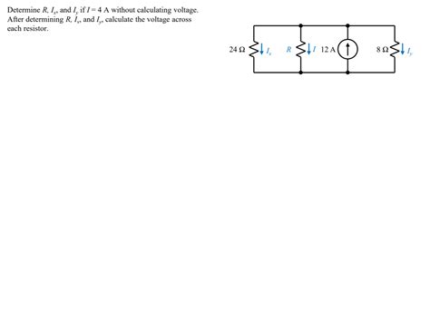 Solved Determine R L And I If I 4 A Without Calculating Chegg Com