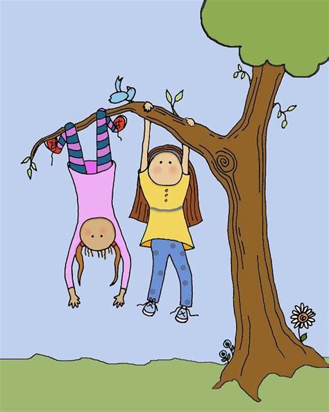 Girl Climbing A Tree Clipart Girl Climbing A Tree Clipart