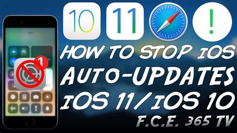 IOS X IOS X How To Stop Your IPhone From Updating Automatically UPDATED METHOD YouTube