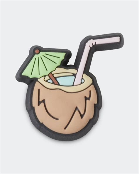 Tropical Coconut Drink Jibbitz Platypus