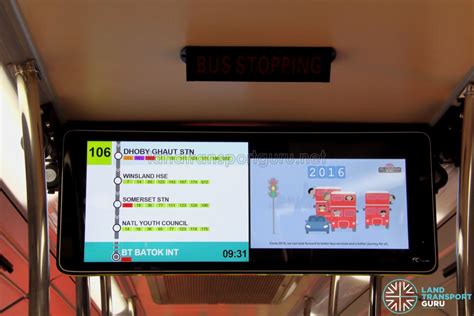 Lta Trials New Information Display For Buses Land Transport Guru