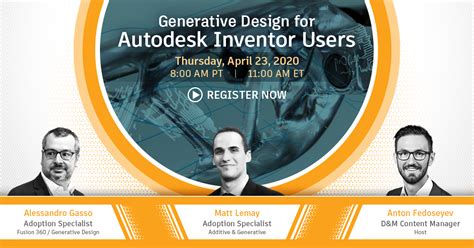 Generative Design For Autodesk Inventor Users Virtual Meetup 423 🎥