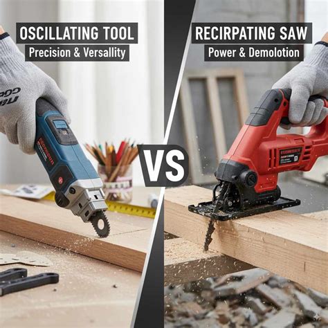 Oscillating Tool Vs Reciprocating Saw Tool Battle Unveiled