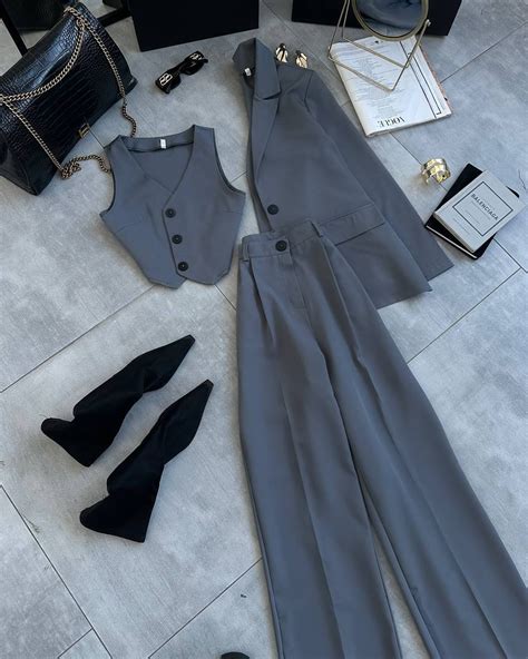 Магазин жіночого одягу Костюм піджак жилет брюки ️Ціна 919 грн ️Тканина костюмка ️Розміри