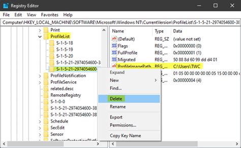 How To Delete A User Profile In Windows