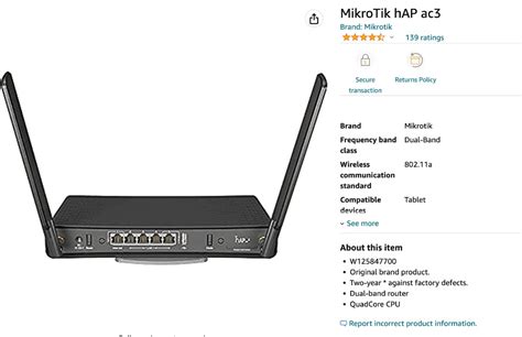 Mikrotik Hap Ac3 Router New Computers And Tech Parts And Accessories Networking On Carousell