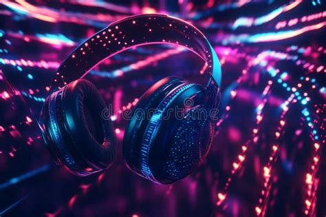 A Surreal 3d Abstract Background Showcasing Floating Glowing