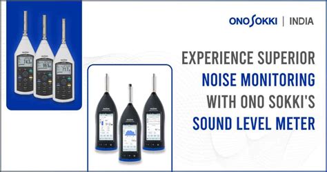 Sound Level Meter Ono Sokki India