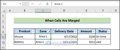 Excel Not Filtering Entire Column 9 Reasons With Solutions
