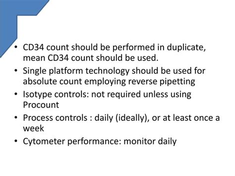 Stem Cell Enumeration Pptx
