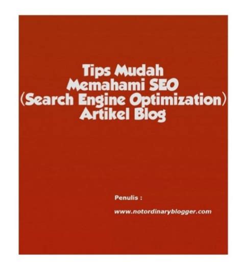 Cara Membuat Ebook Sendiri Notordinaryblogger