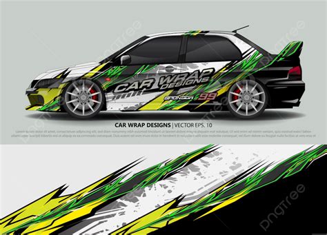 차량 비닐 스티커 및 자동차 일러스트 데칼 상징에 대한 경주 용 랩 디자인 벡터 자동차 일러스트 스티커 일러스트 벡터