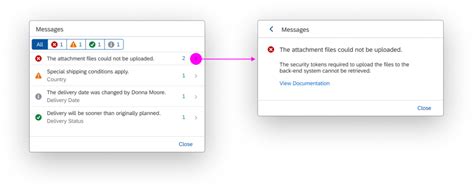 Message View SAP Fiori For Web Design Guidelines