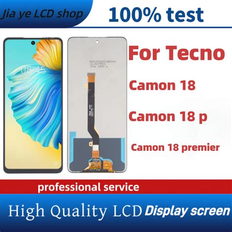 Lcd ต้นฉบับสําหรับ Tecno Camon 18 Ch6 Camon 18 P Ch7n Ch7 Camon 18