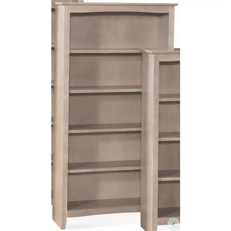 Home Accents Taupe Gray 60 Shaker Bookcase From John Thomas Coleman