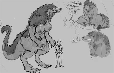 Rule 34 Doctordj Large Breasts Larger Female Long Hair Monster